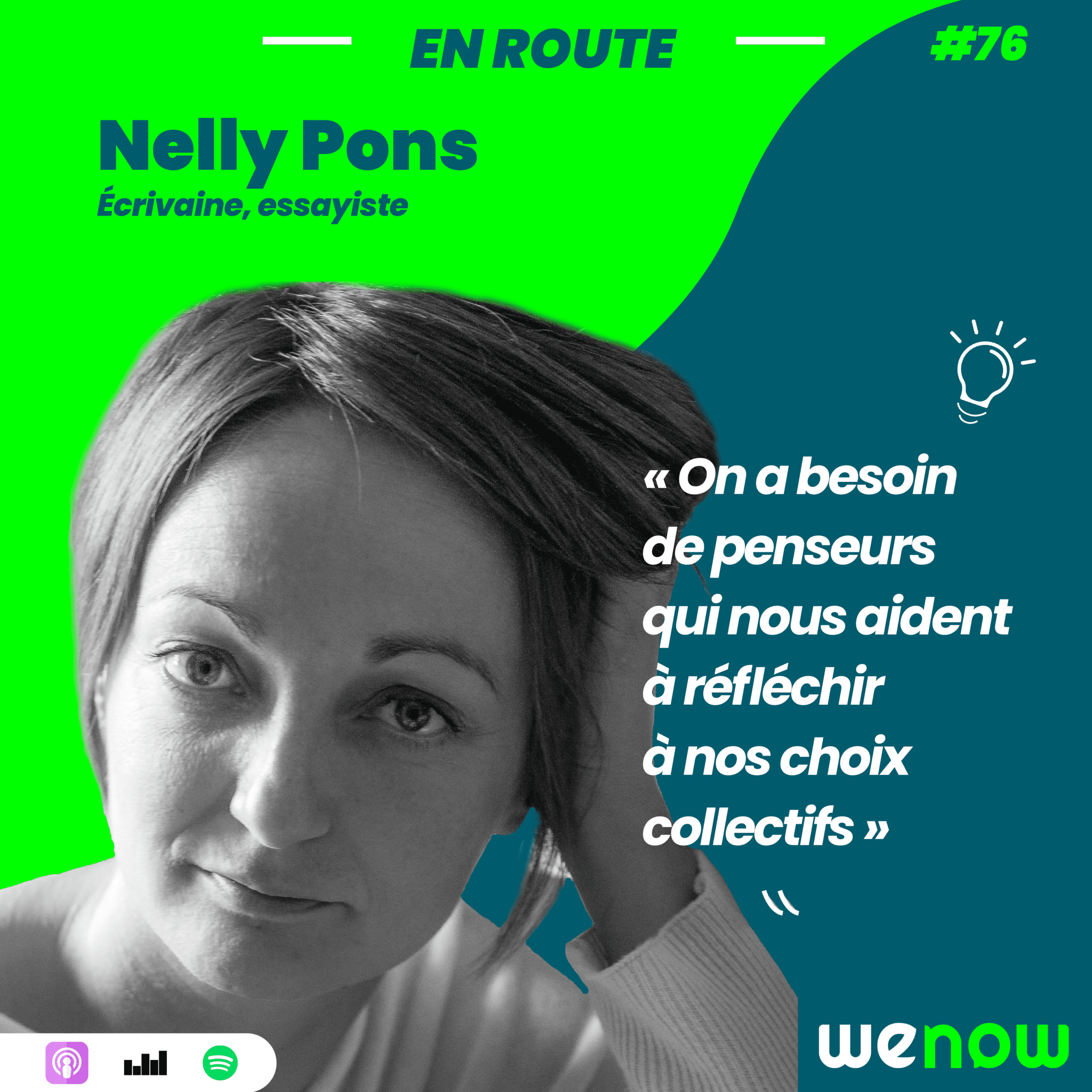 Podcast : Nelly Pons, autrice et essayiste engagée"On a besoin de ...