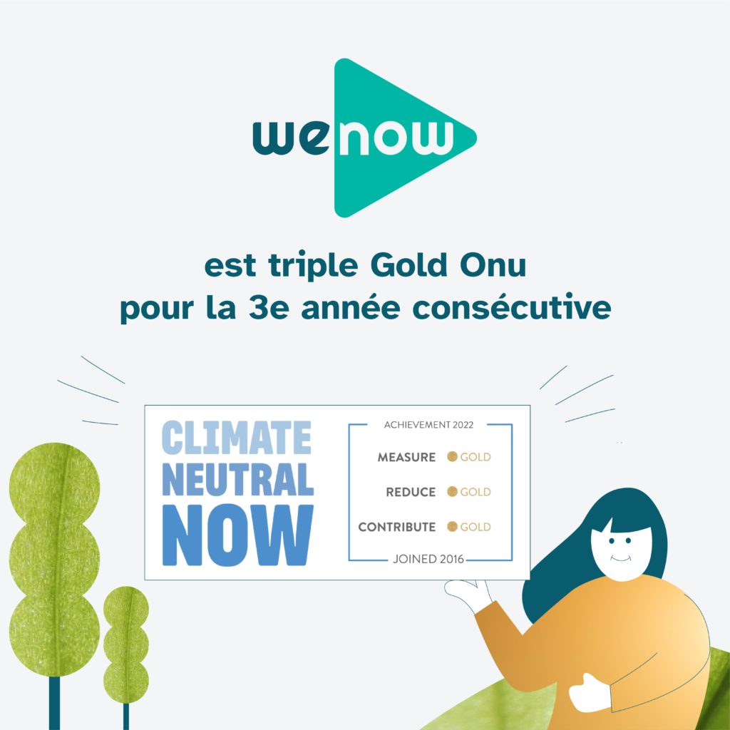 ONU décerne le label triple gold à WeNow pour la 3ème année